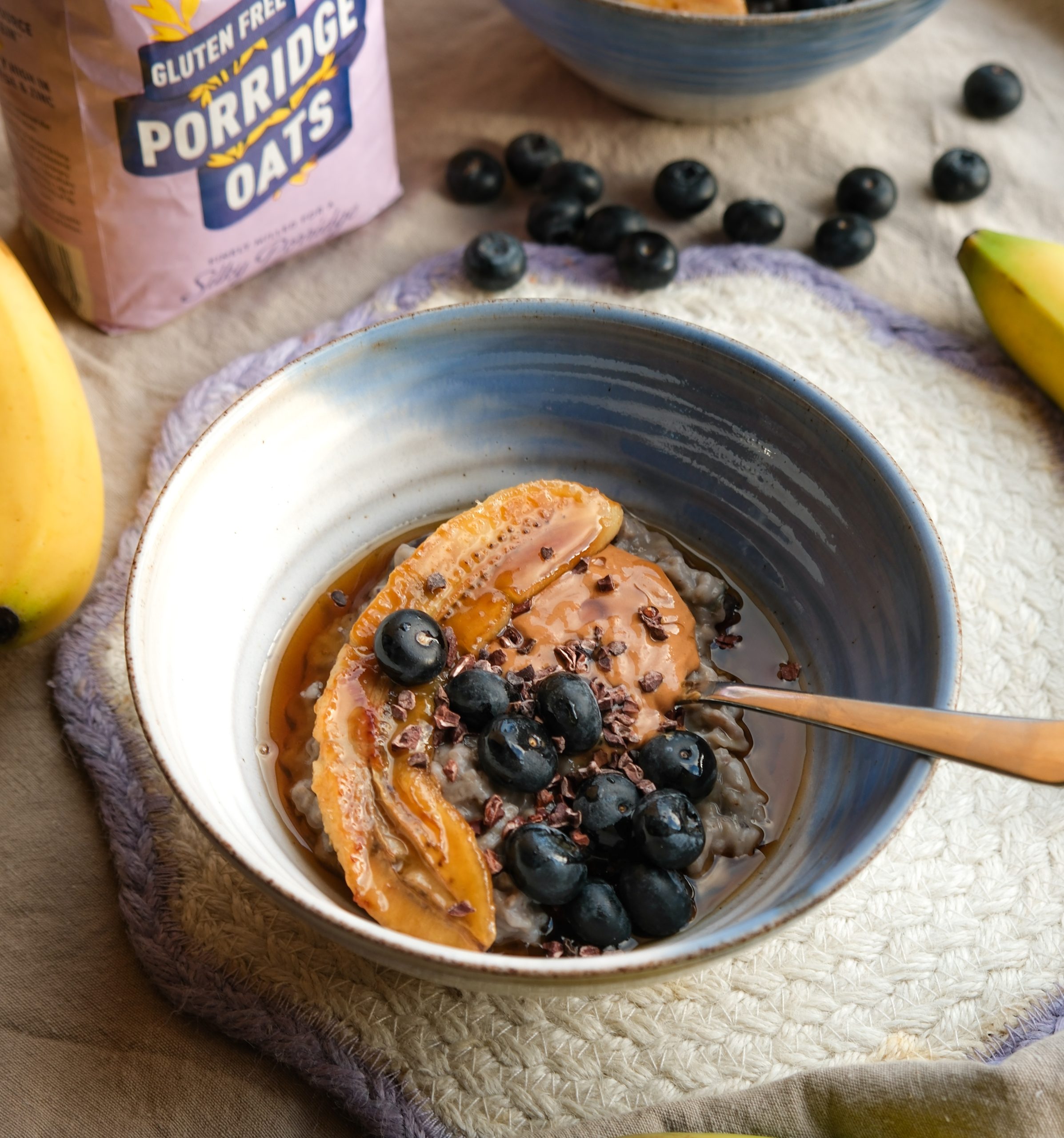 Blueberry and Banana Porridge – Mornflake