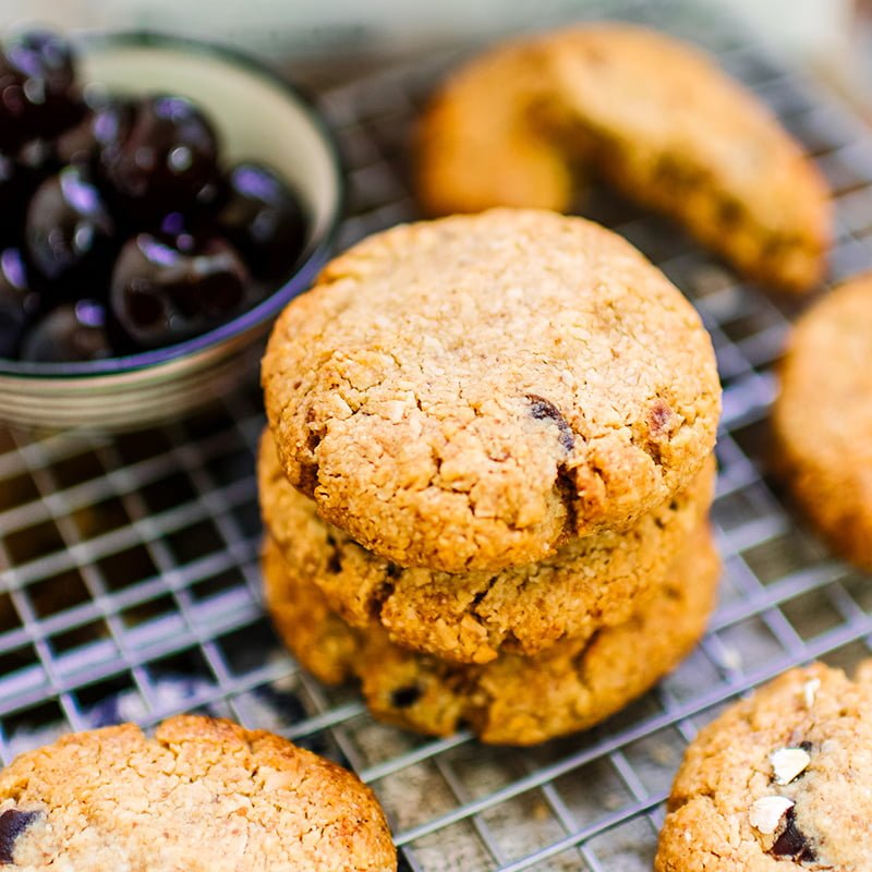 Gluten free coconut cherry cookies Recipe from the Mornflake Mighty Oats
