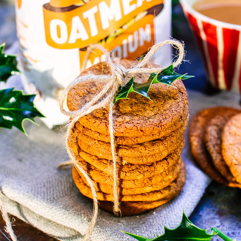 Oatmeal Gingerbread Cookies Recipe from the Mornflake Mighty Oats