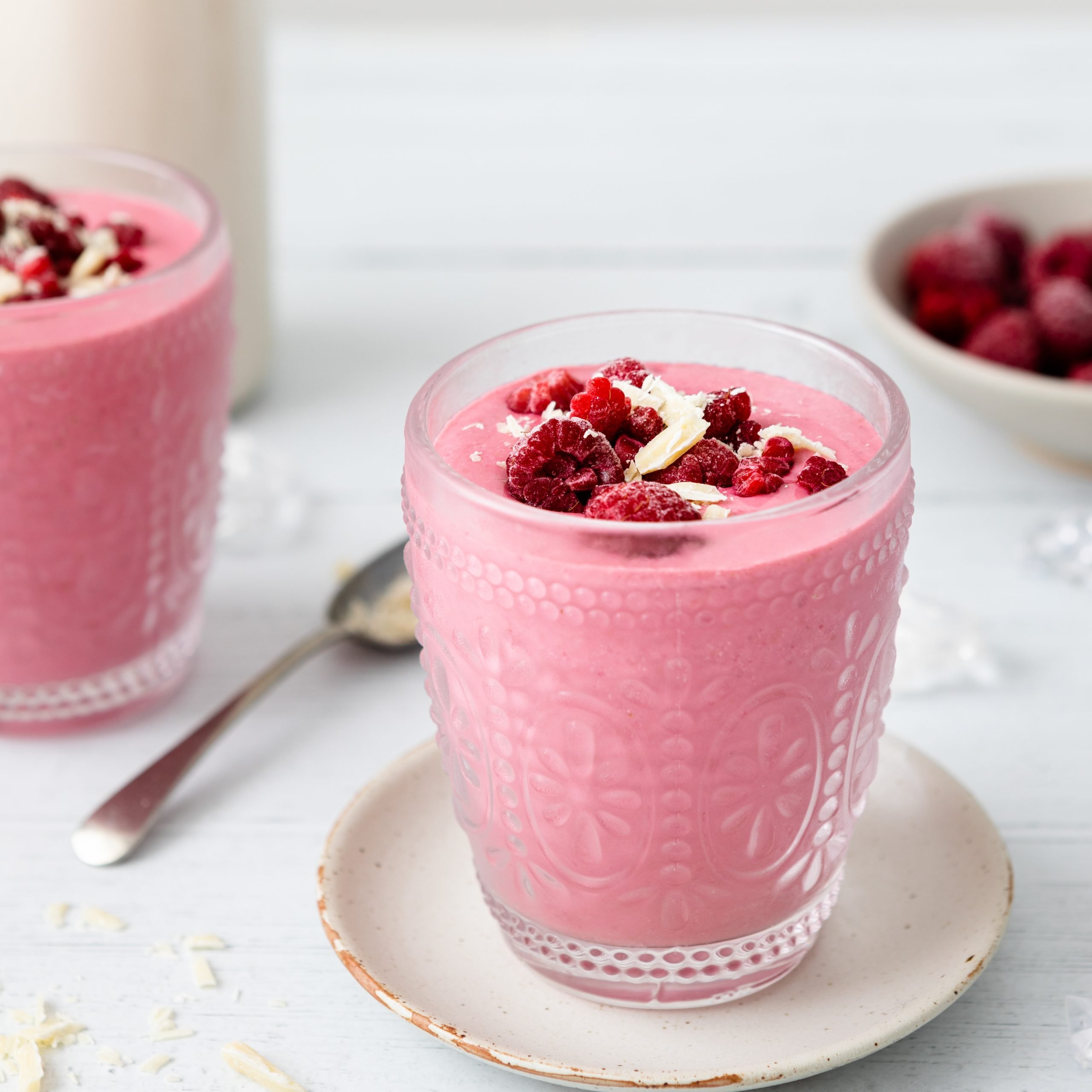 White Chocolate and Raspberry Smoothie – Mornflake