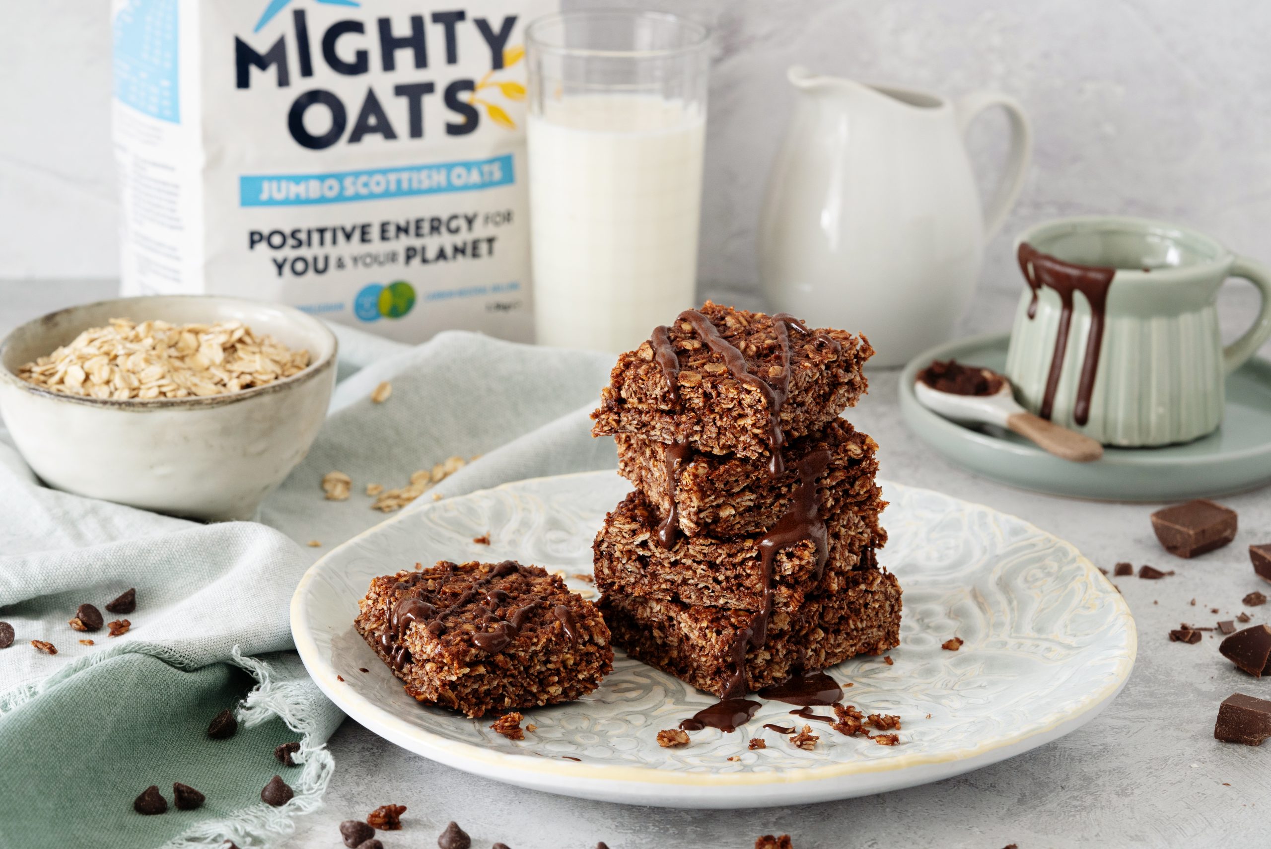 Soft and Chewy Chocolate Flapjacks – Mornflake